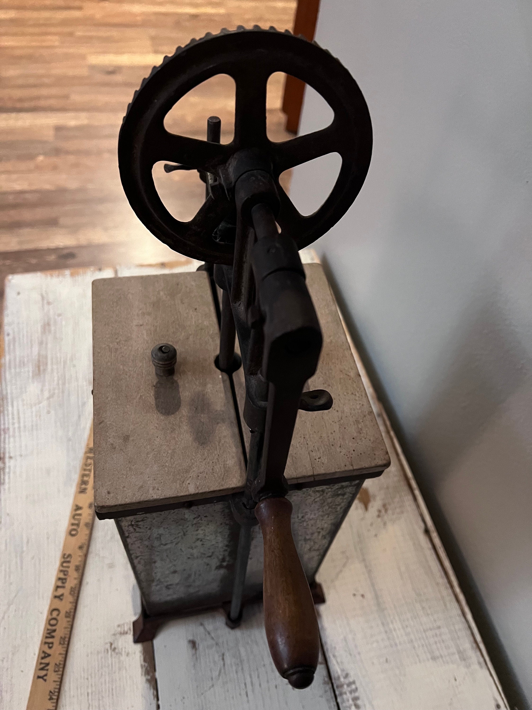 Vintage Metal Daisy Butter Churn - Etsy