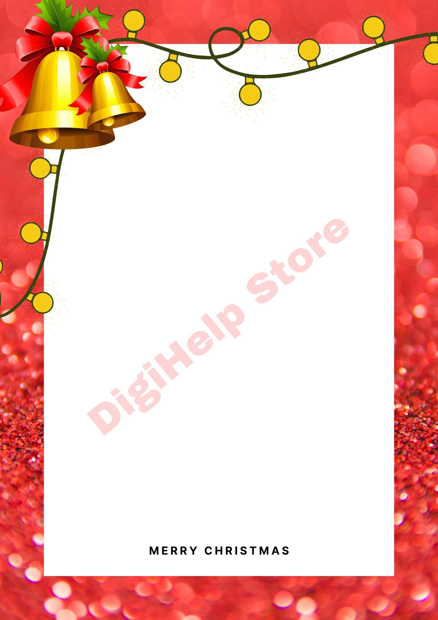Merry Christmas Card Borders