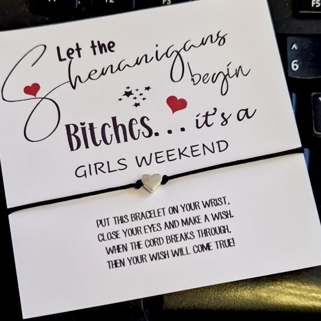 Shenanigans Girls Getaway Gift; Girls Trip; Girls Weekend; Wish ...
