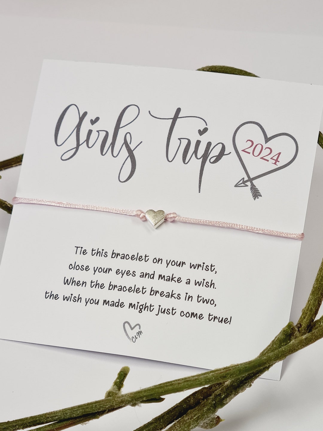 Girls Weekend 2024 Girls Getaway Gift Girls Trip Wish Bracelet Girls ...