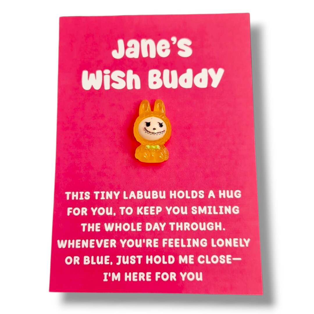 Labubu Hug Token | Pocket Hug Keepsake | Mini Comforting Hug ...