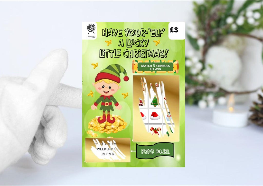 Christmas Scratch Cards – Fun Holiday Surprises, Unique Gift Idea for ...
