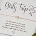 Girls Weekend 2024 Girls Getaway Gift Girls Trip Wish Bracelet Girls ...