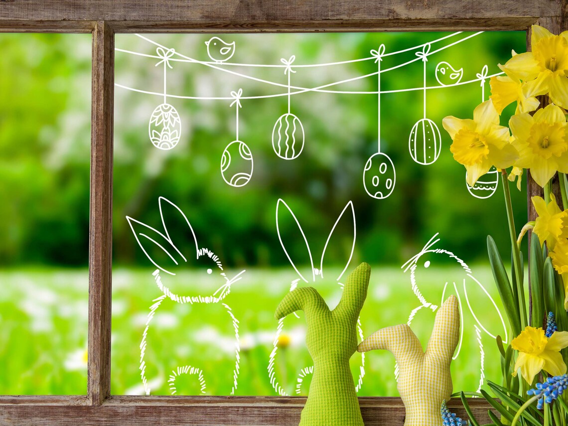 Elegantes Fensterbilder Vorlagen Ostern Kostenlos Ausdrucken Fotos