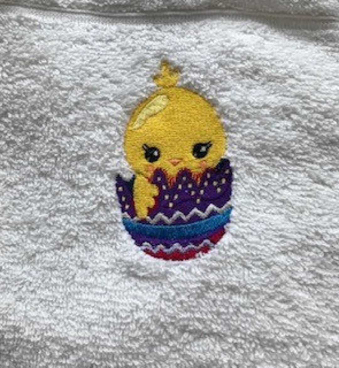 Easter Chick in Egg Shell Face Cloth - Etsy UK