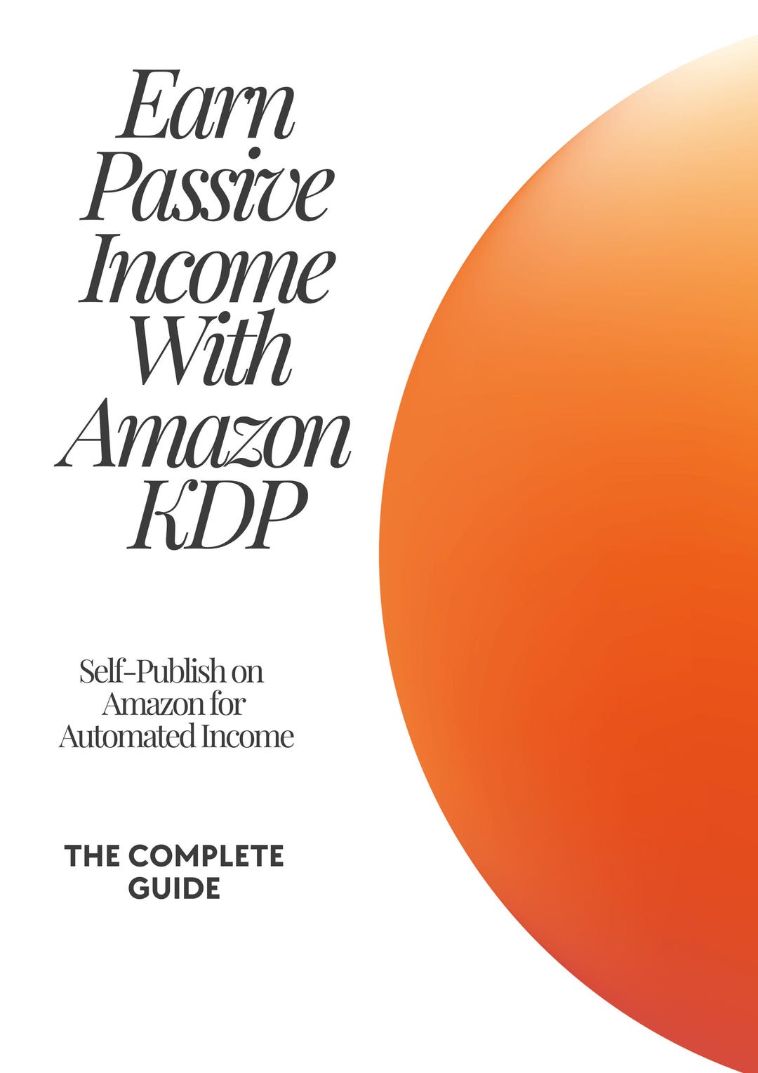 Passive Income With Amazon KDP | Step-by-step Ebook for Beginners - Etsy
