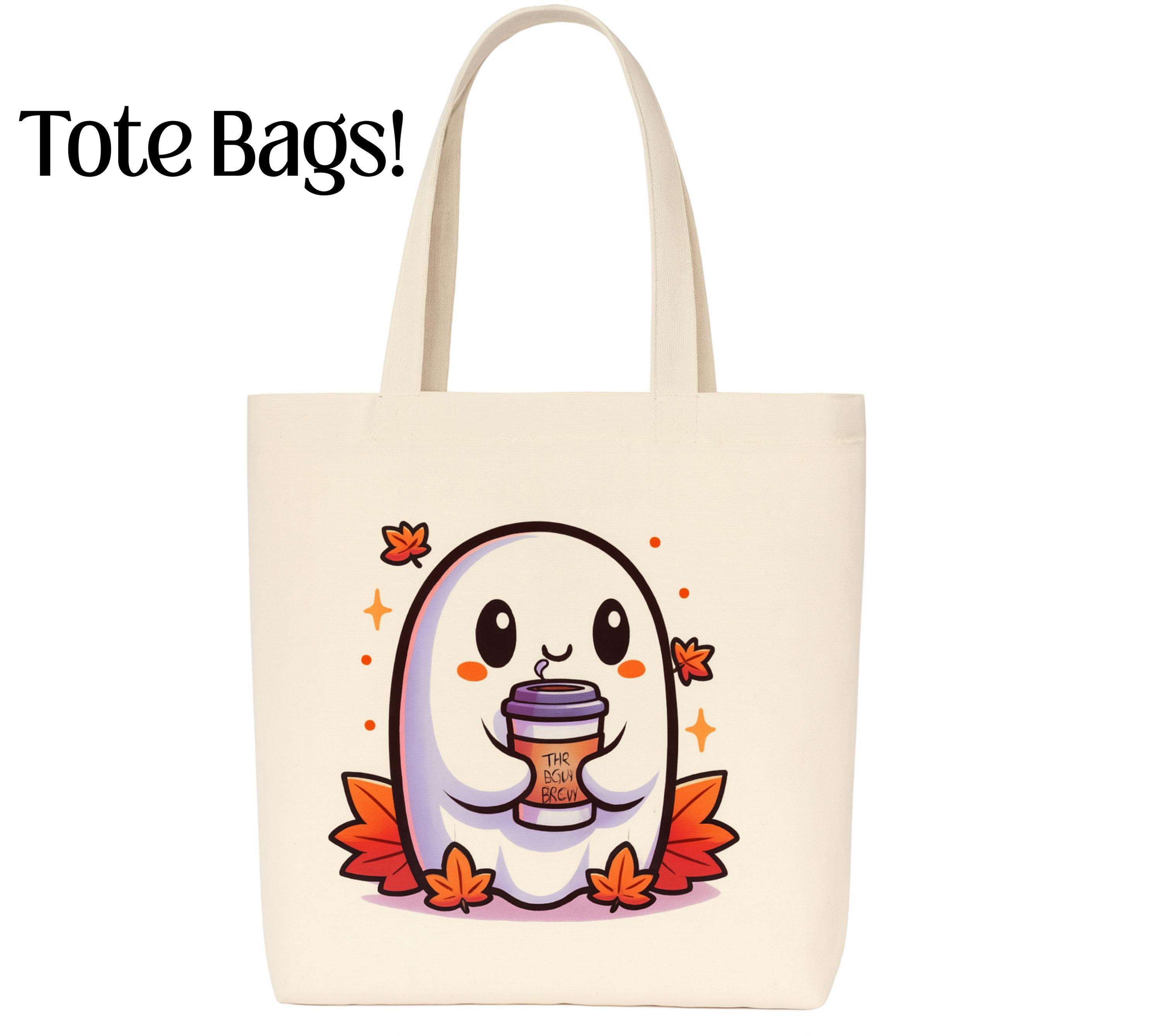 Cute Ghost Holding Coffee PNG – “the Boo Brew” Halloween Sublimation ...