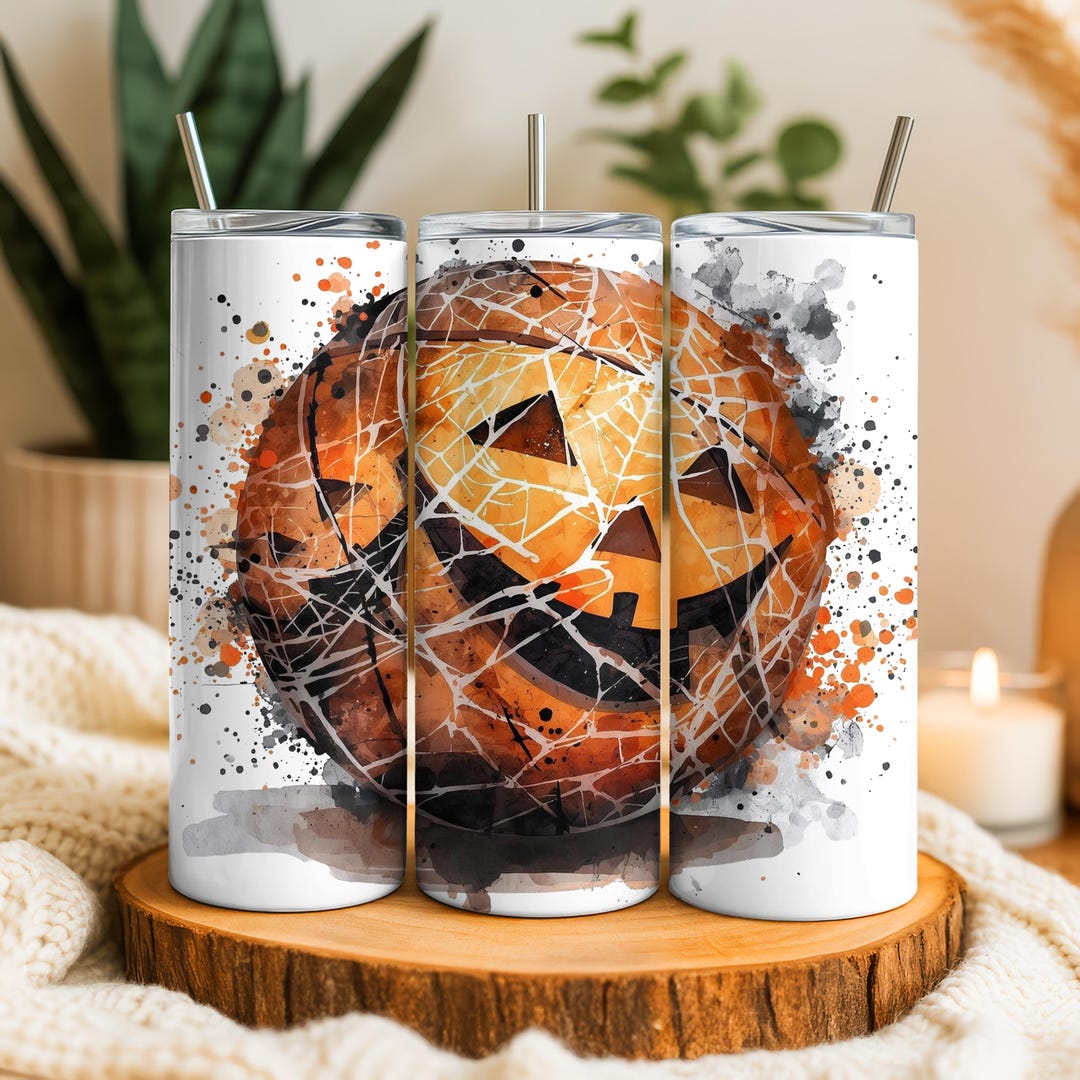 Halloween Watercolor Basketball | Spooky Sports PNG - Etsy