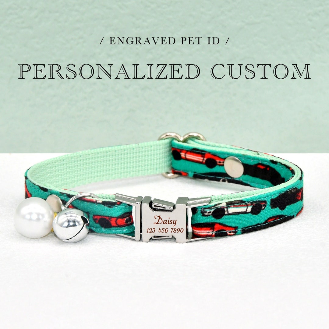 Personalized Custom Cat Collars, Muscle Classic Racing Car, Wedding ...