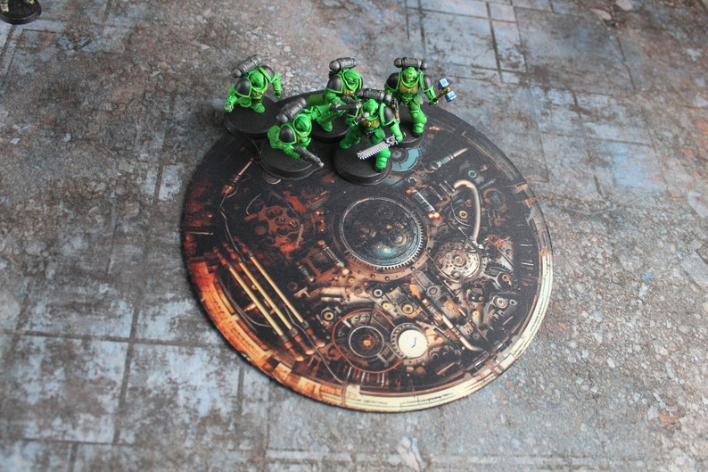 Warhammer 40K and New Aos 4 Objective Markers Double Sided Neoprene ...