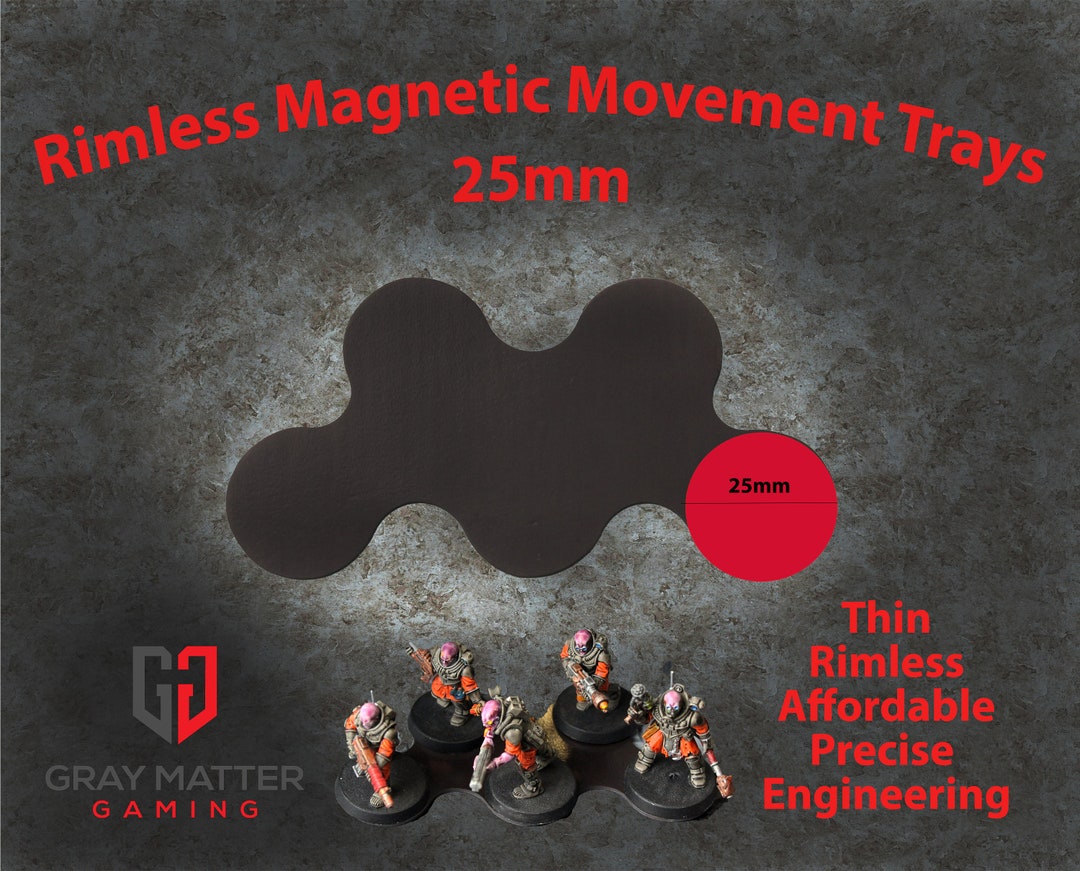 Magnetic Rimless Movement Tray - Staggered Formation - 25mm - Etsy