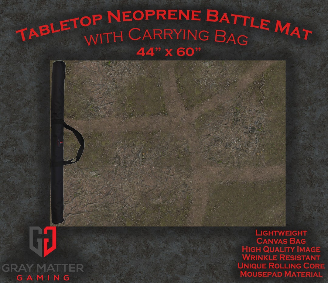 Wargaming Battle Mat With Bag - Deep Forest - 44x60, 36x36, 36x72 ...