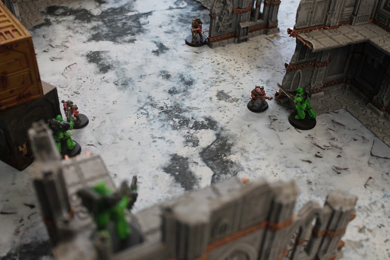 Tabletop Wargame Battle Mat W\ Bag - Snowy Tundra - 36x36, 36x72, 44x60 ...