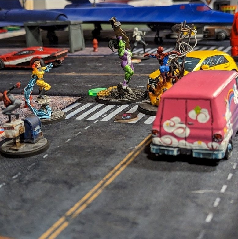 Tabletop Wargaming Battle Mat With Bag Modern City 36x36 Neoprene ...