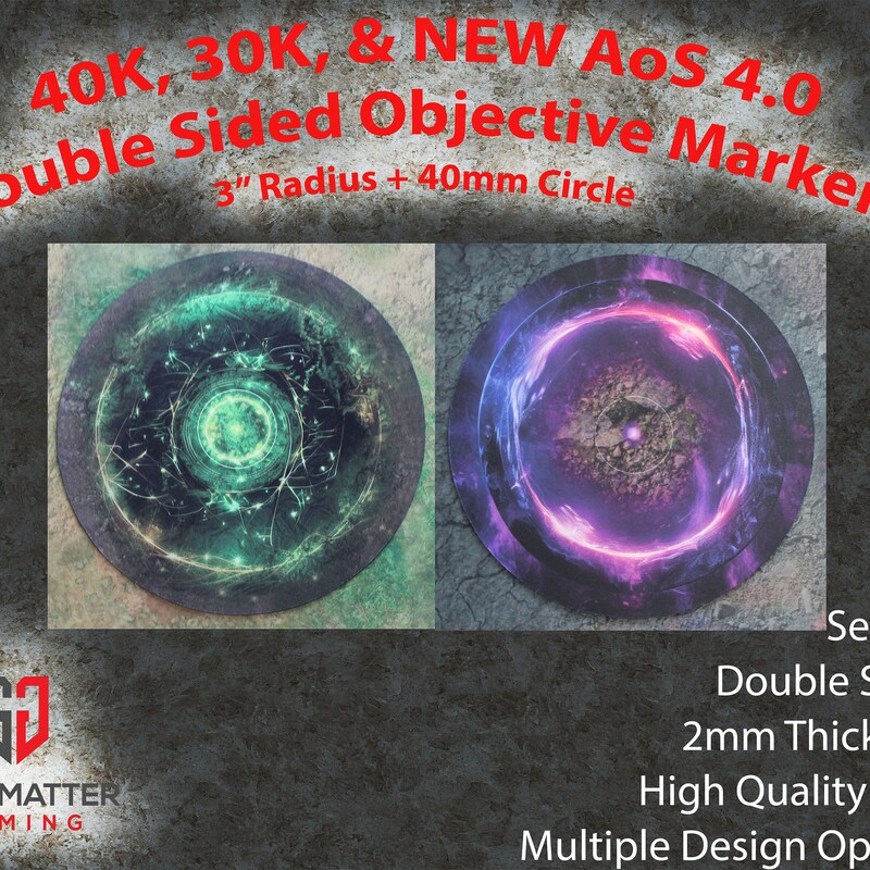 40k Objective Markers - Etsy