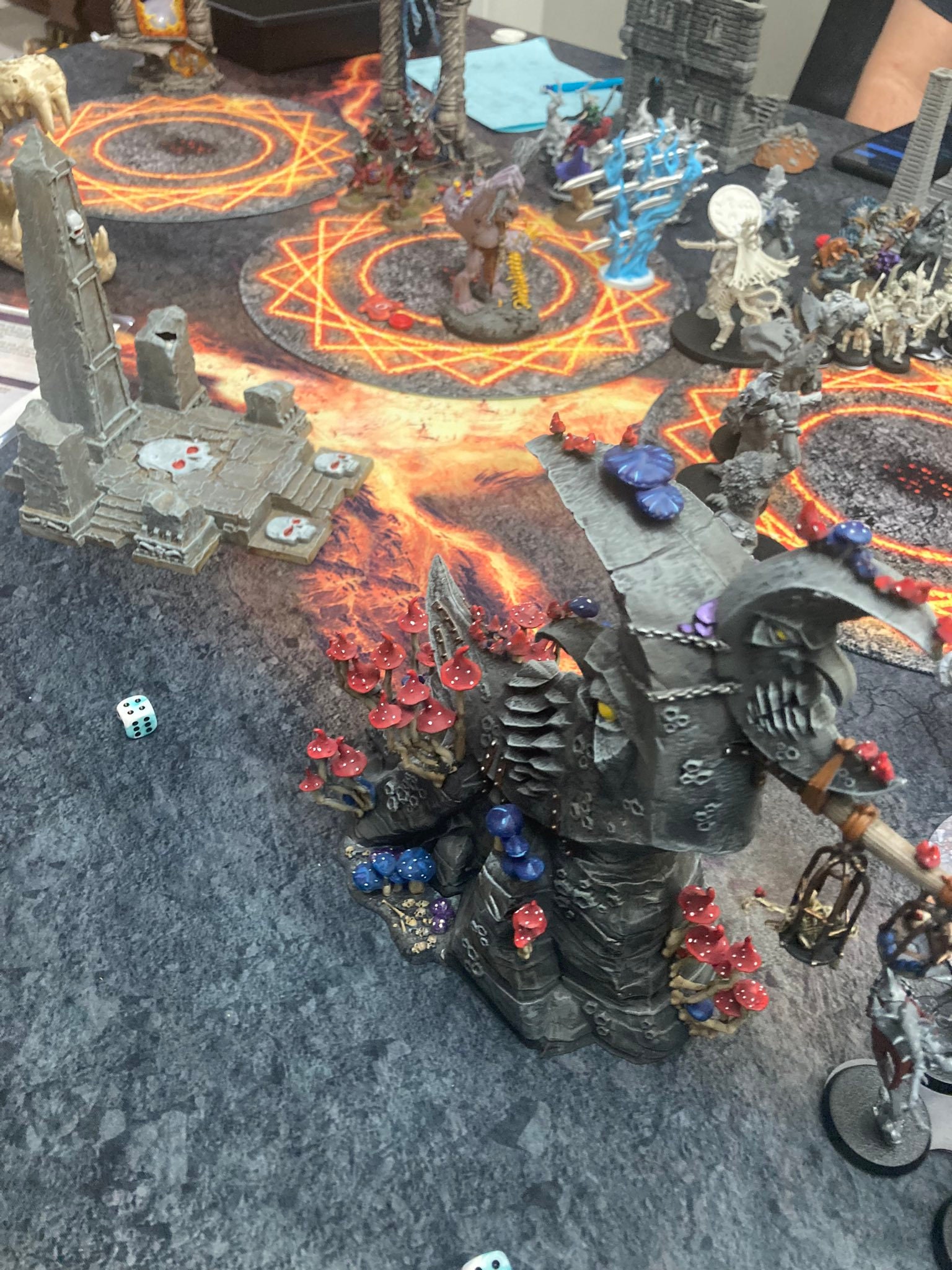 Tabletop Wargame Battle Mat W\ Bag - Infernal Steppes - 36x36, 36x72 ...