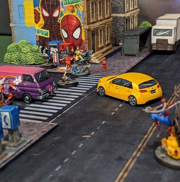 Tabletop Wargaming Battle Mat With Bag Modern City 36x36 Neoprene ...