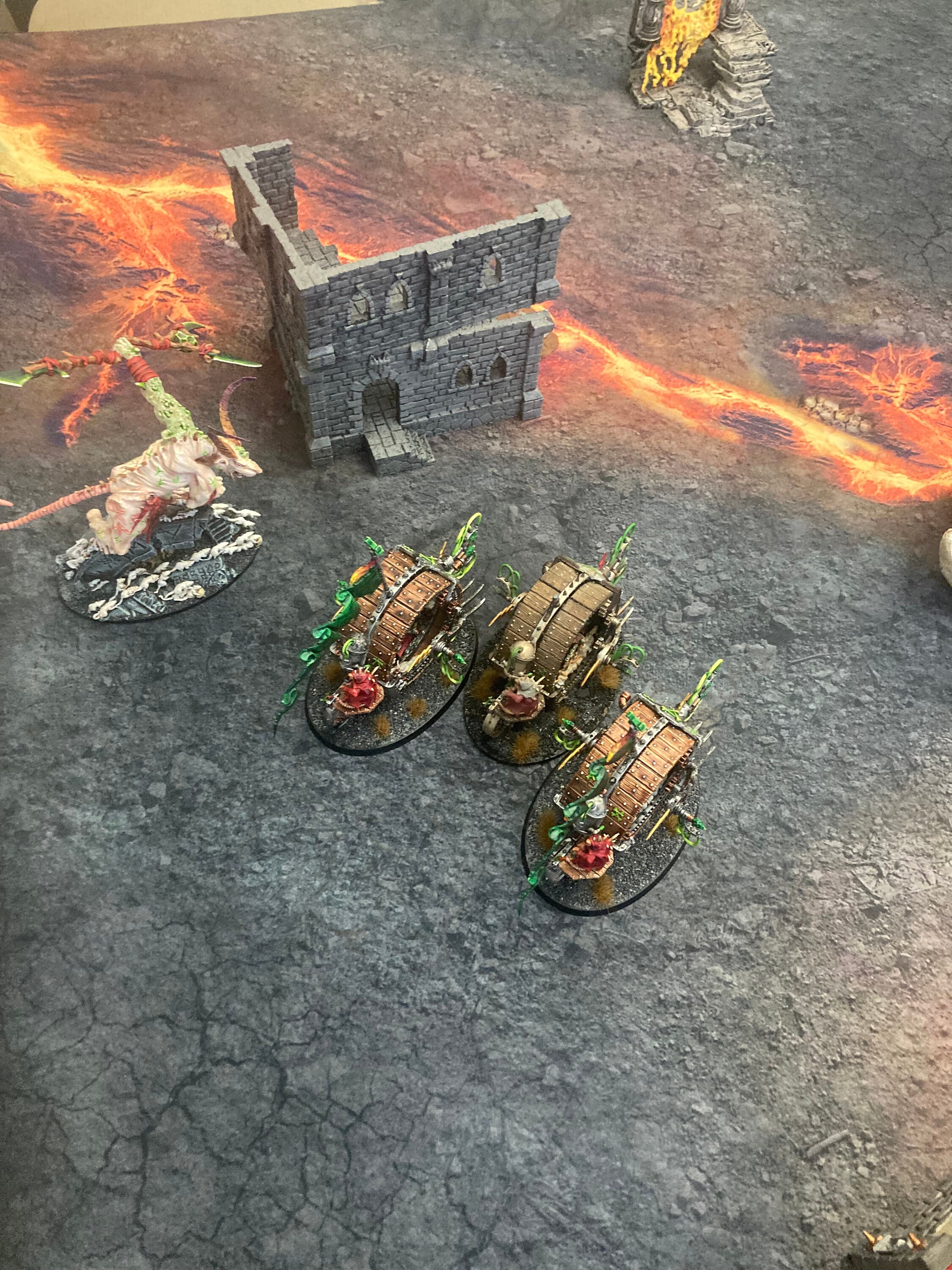 Tabletop Wargame Battle Mat W\ Bag - Infernal Steppes - 36x36, 36x72 ...