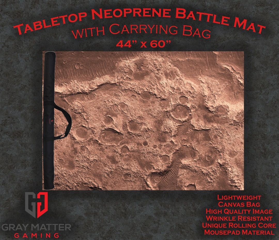 Tabletop Wargaming Battle Mat With Bag - Barren Lands - 44x60, 48x72 ...