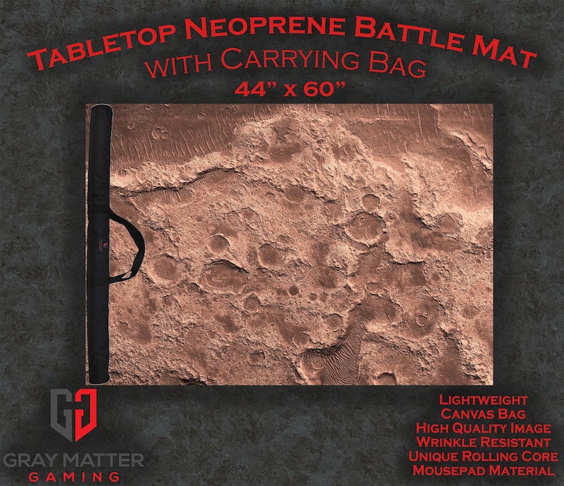 Tabletop Wargaming Battle Mat With Bag Barren Lands 44x60, 48x72 ...