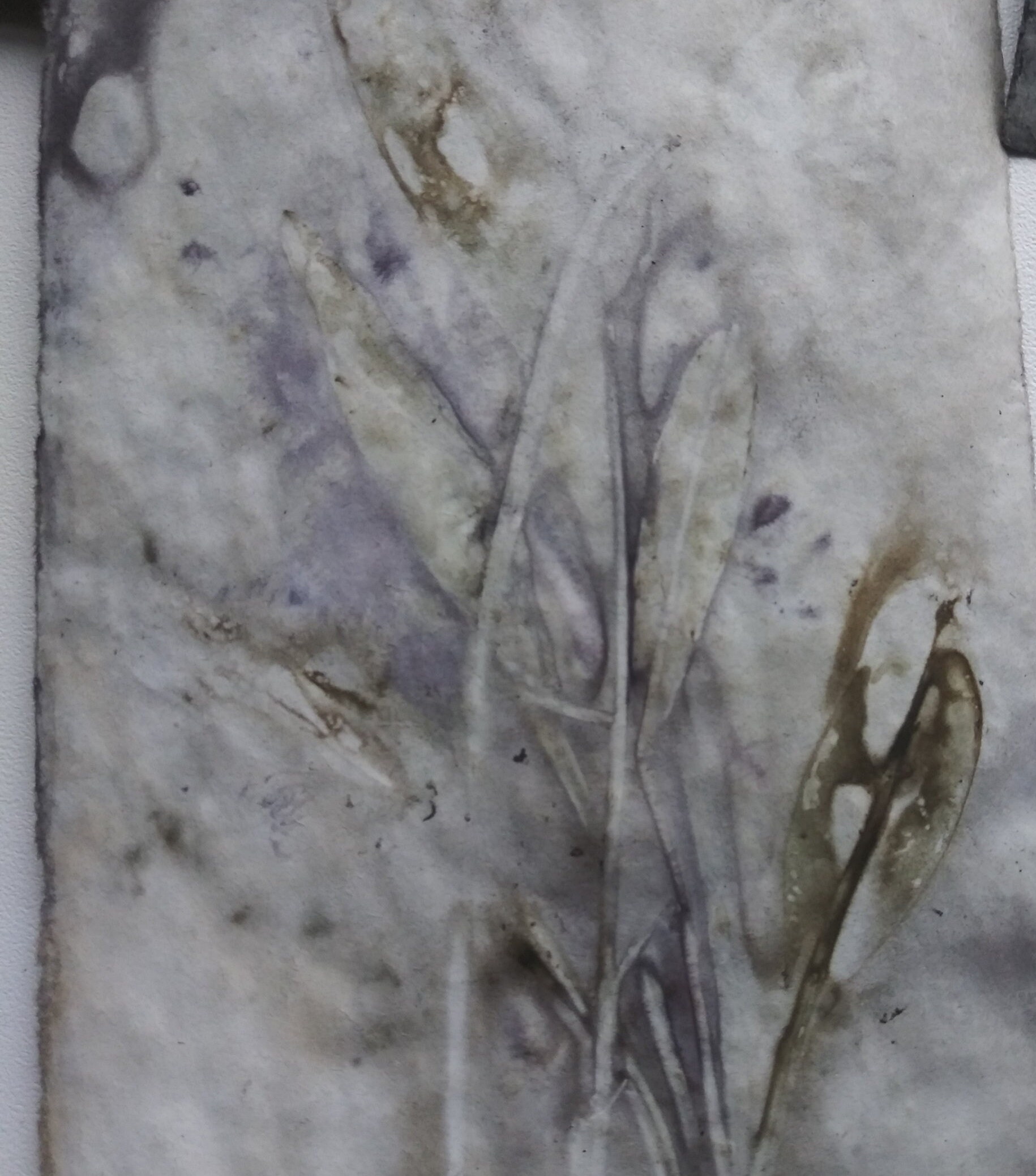 Leaf Printed Papers, Unique Natural Prints Brown Bag, Antique Book ...
