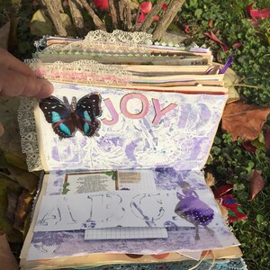 Joy Junk Journal, 36 Pg Journal, Joy Theme, Fabric N Paper, Eco ...