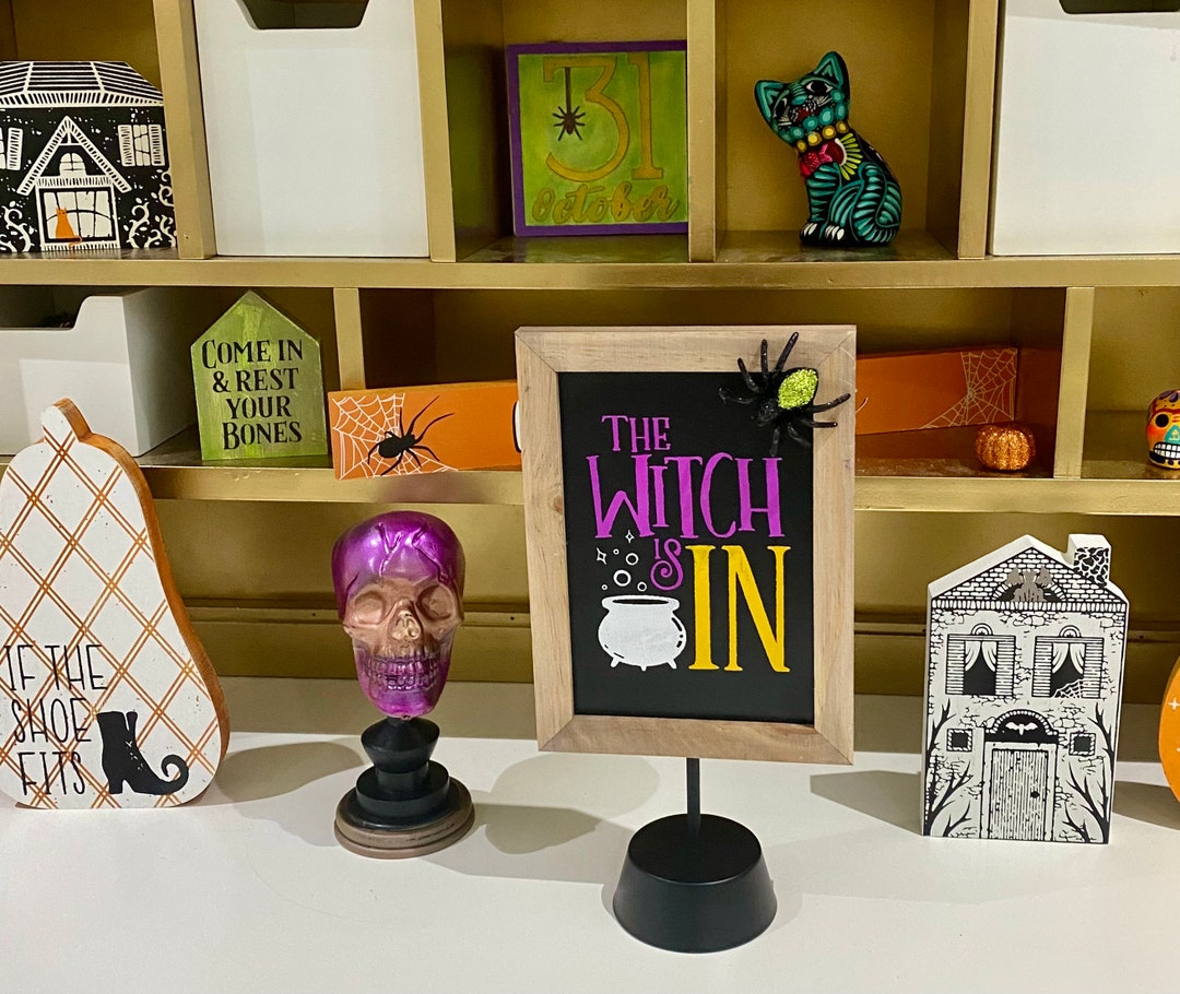 The Witch is In/out Custom Sign - Etsy
