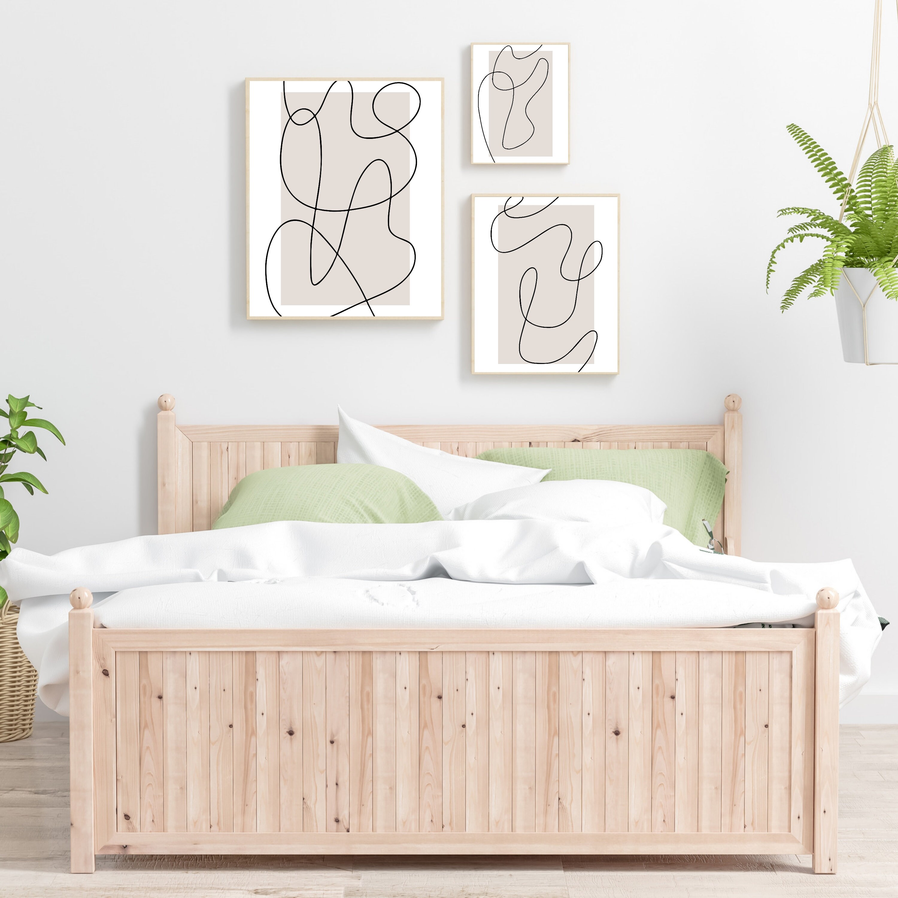 Printable Line Art Set | Line Art Print | Minimalistic Wall Art Set ...