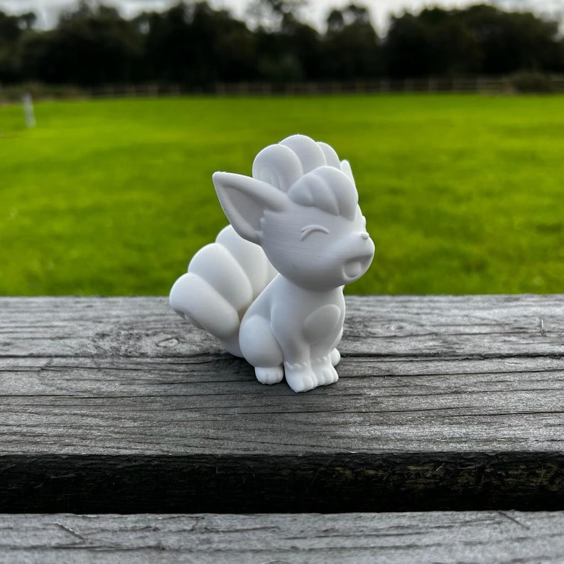 Vulpix & Alolan Vulpix Inspired Paint Kit Pokemon, 3D Printed, Art ...