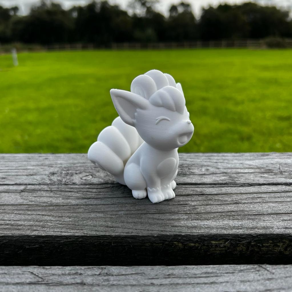 Vulpix & Alolan Vulpix Inspired Paint Kit Pokemon, 3D Printed, Art ...