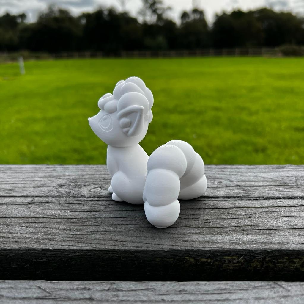 Vulpix & Alolan Vulpix Inspired Paint Kit Pokemon, 3D Printed, Art ...