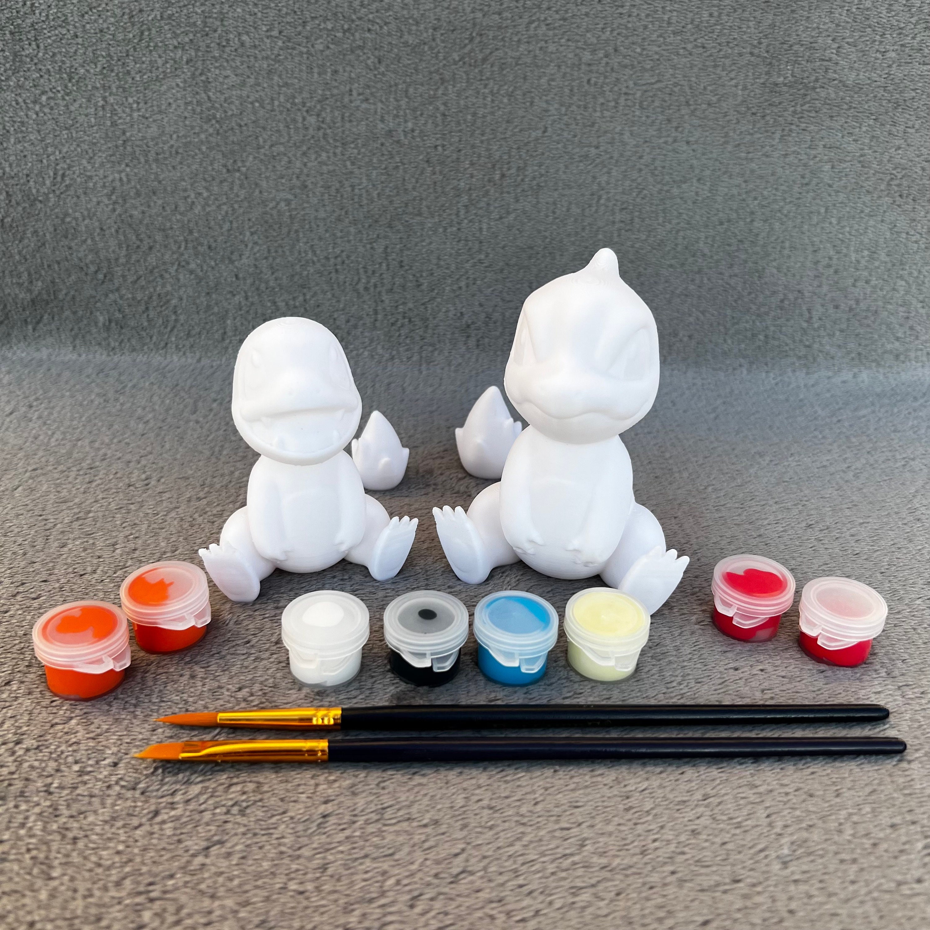 Charmander, Charmeleon & Charizard Inspired Paint Kit - Etsy