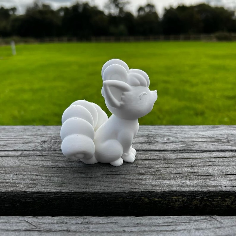 Vulpix & Alolan Vulpix Inspired Paint Kit Pokemon, 3D Printed, Art ...