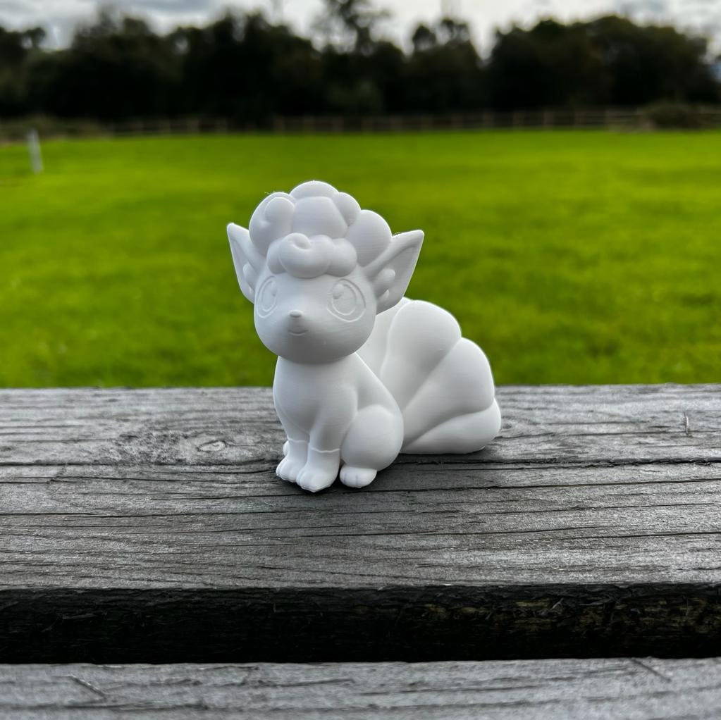 Vulpix & Alolan Vulpix Inspired Paint Kit Pokemon, 3D Printed, Art ...