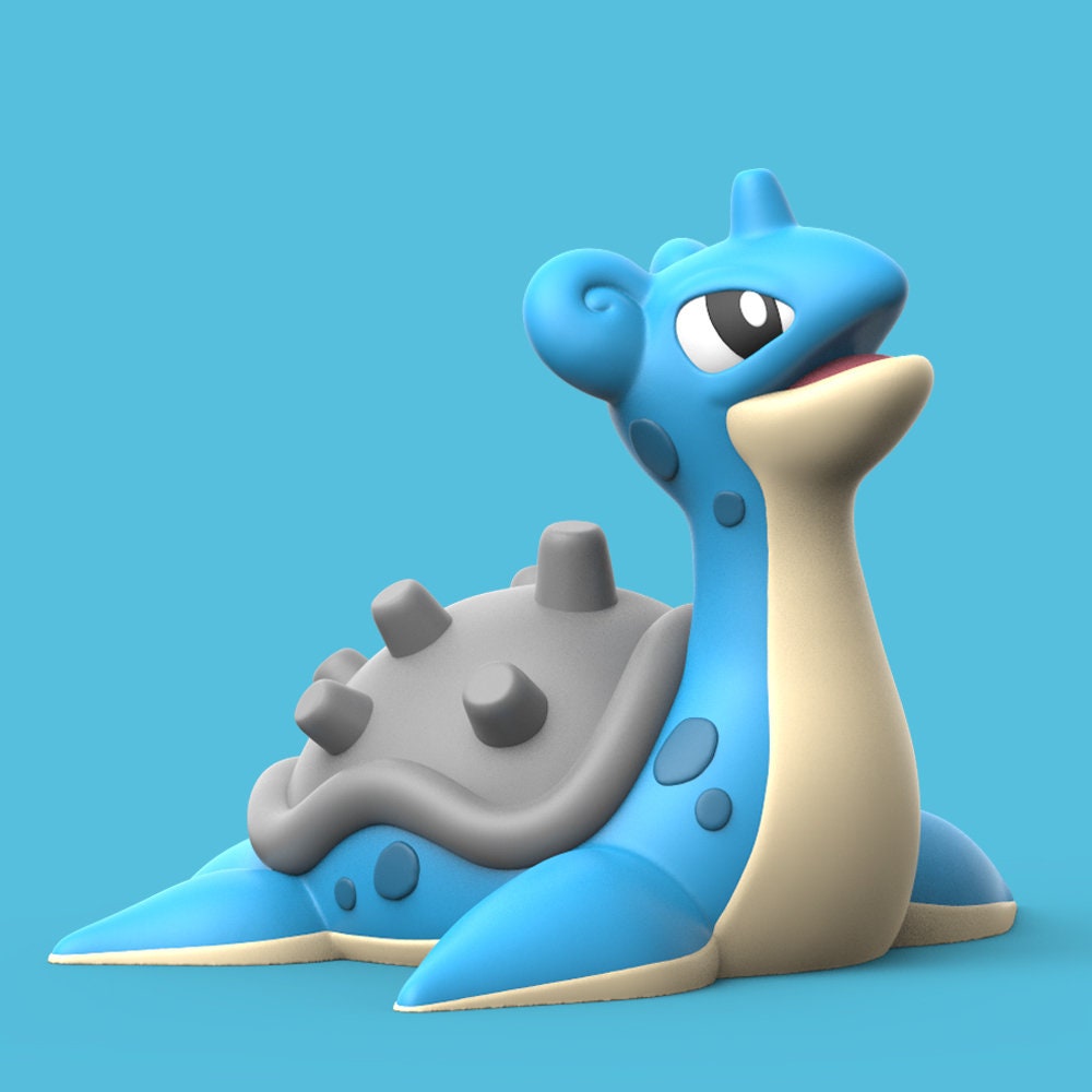 Lapras Inspired Model Pokemon, 3D Printed, Art, Craft, Gift, Gaming - Etsy