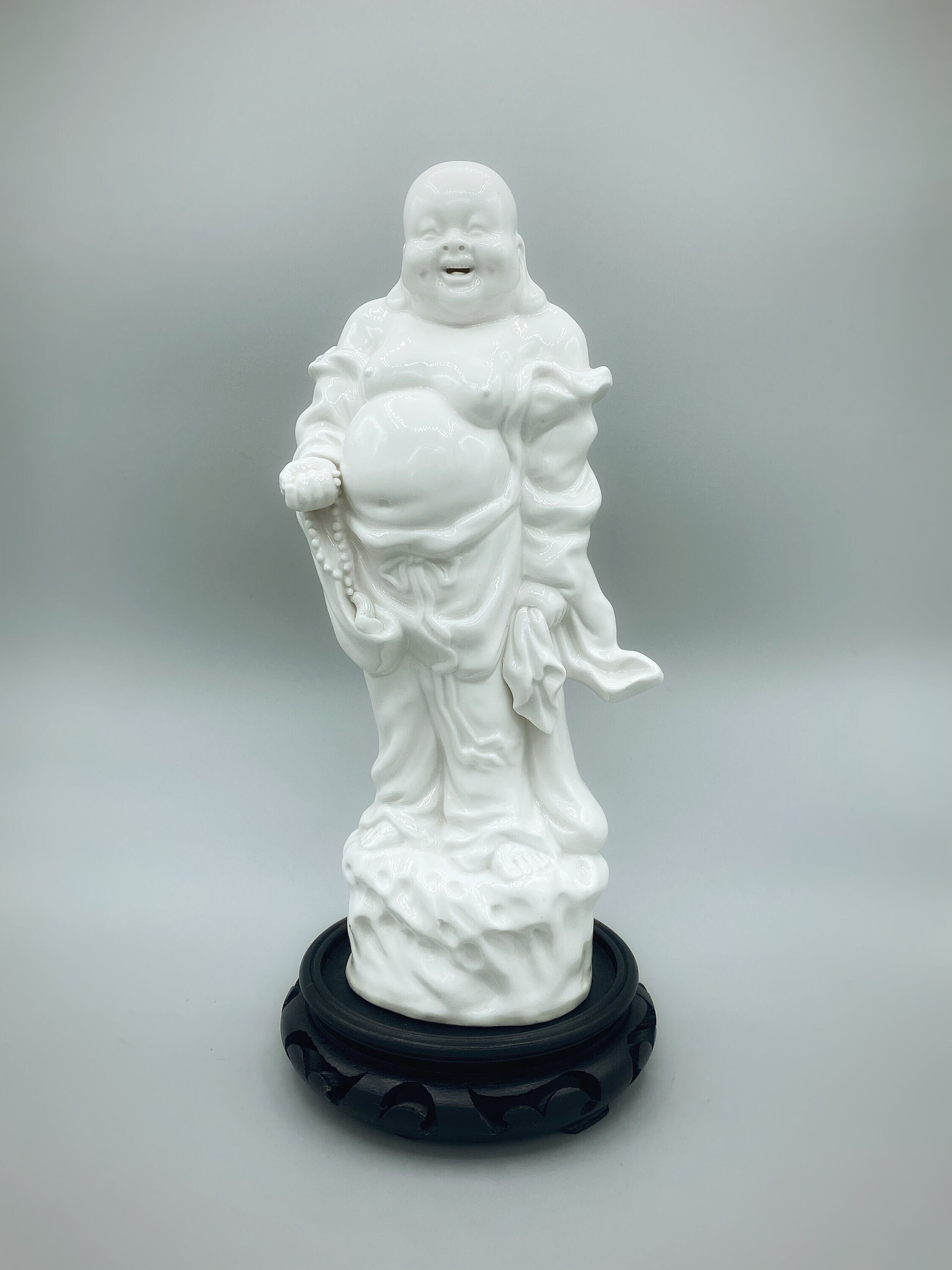 Chinese Porcelain Statuette of the Laughing Buddha or Pu-tai - Etsy
