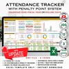 2025 Employee School Attendance Tracker Calendar, Employee Vacation ...