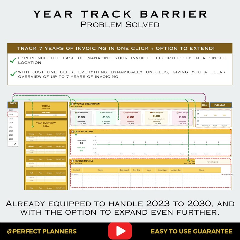 Invoice Tracker & Payment Manager Invoice Payments and Dashboard Small ...