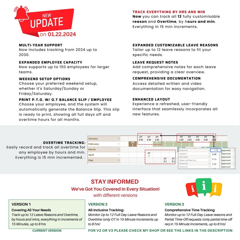 Employee Time off Request Template. Vacation Request Tracker. PTO ...