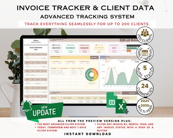 Invoice Tracker & Payment Manager Invoice Payments and Dashboard Small Business Invoice Tracker ...