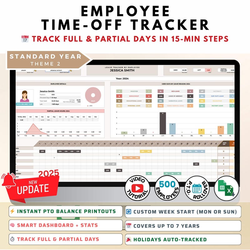 Pto Google Sheets Tracker - Etsy