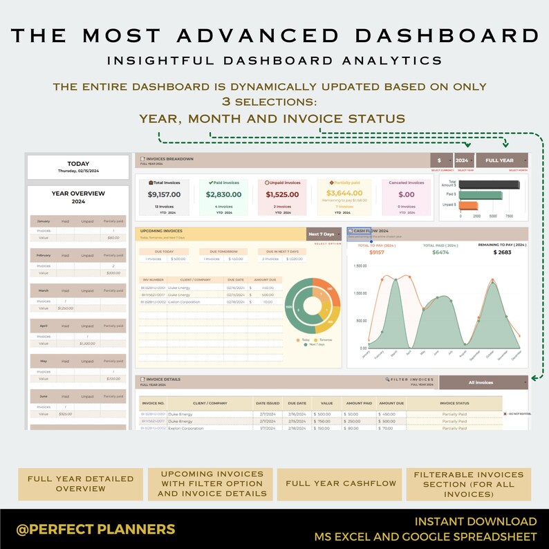 Invoice Tracker & Payment Manager | Invoice Payments and Dashboard ...