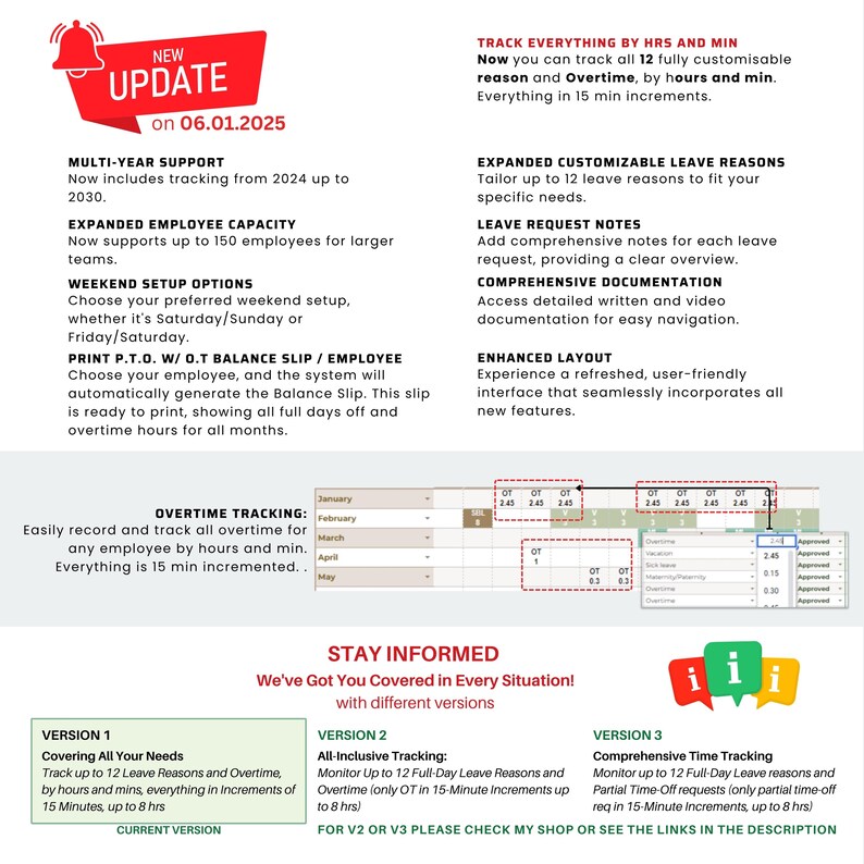 Employee Time off Request Template. Vacation Request Tracker. PTO ...