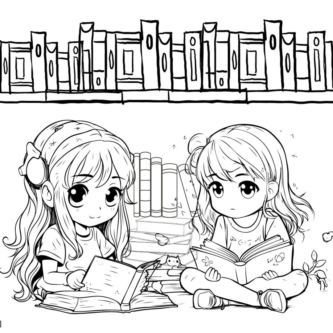 Fun Coloring Book PDF Printable - Etsy