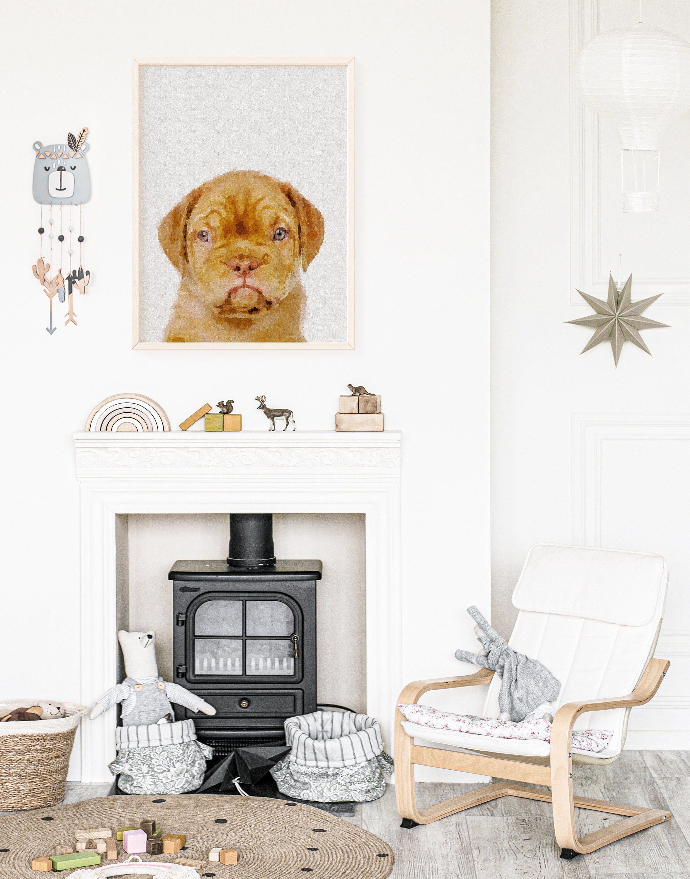 Dog Baby Animal Posters Printable Instant Downloadable - Etsy