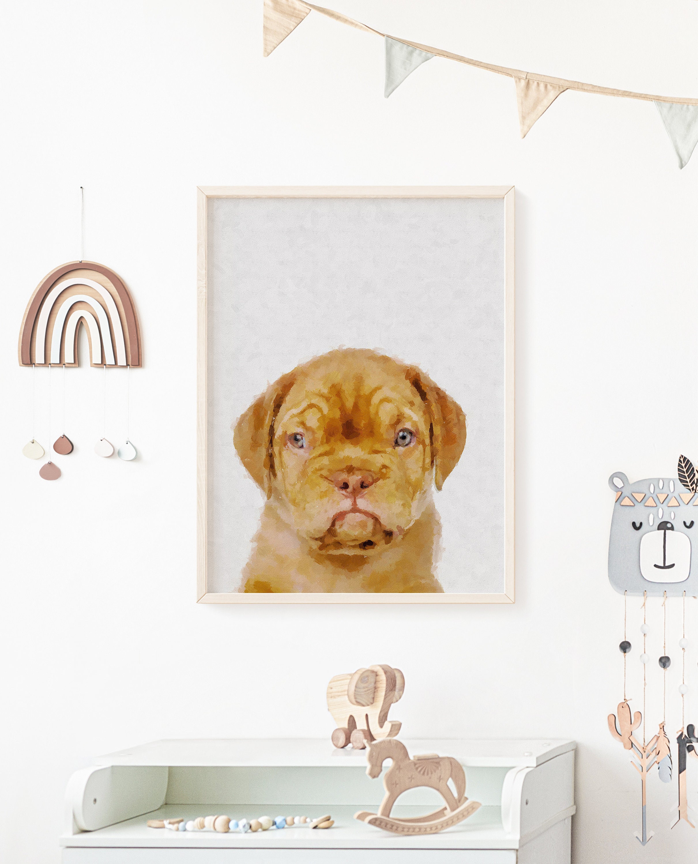Dog Baby Animal Posters Printable Instant Downloadable - Etsy