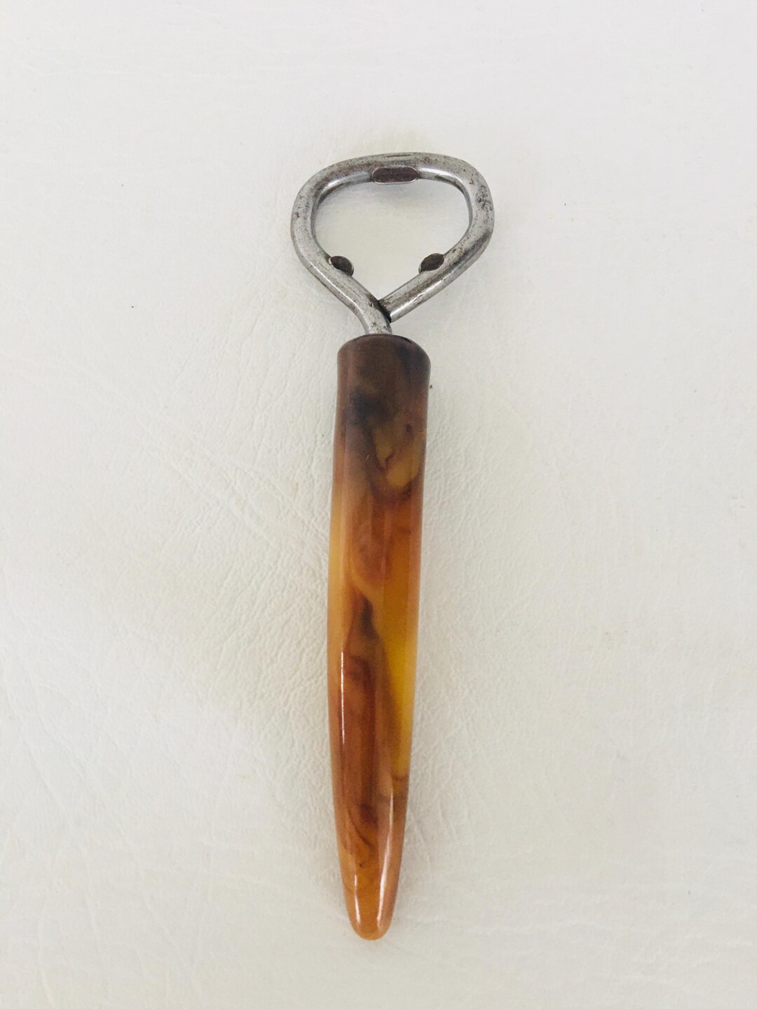 Vintage Bottle Opener 1960s, Faux Bone Handle, Made in England, Home ...