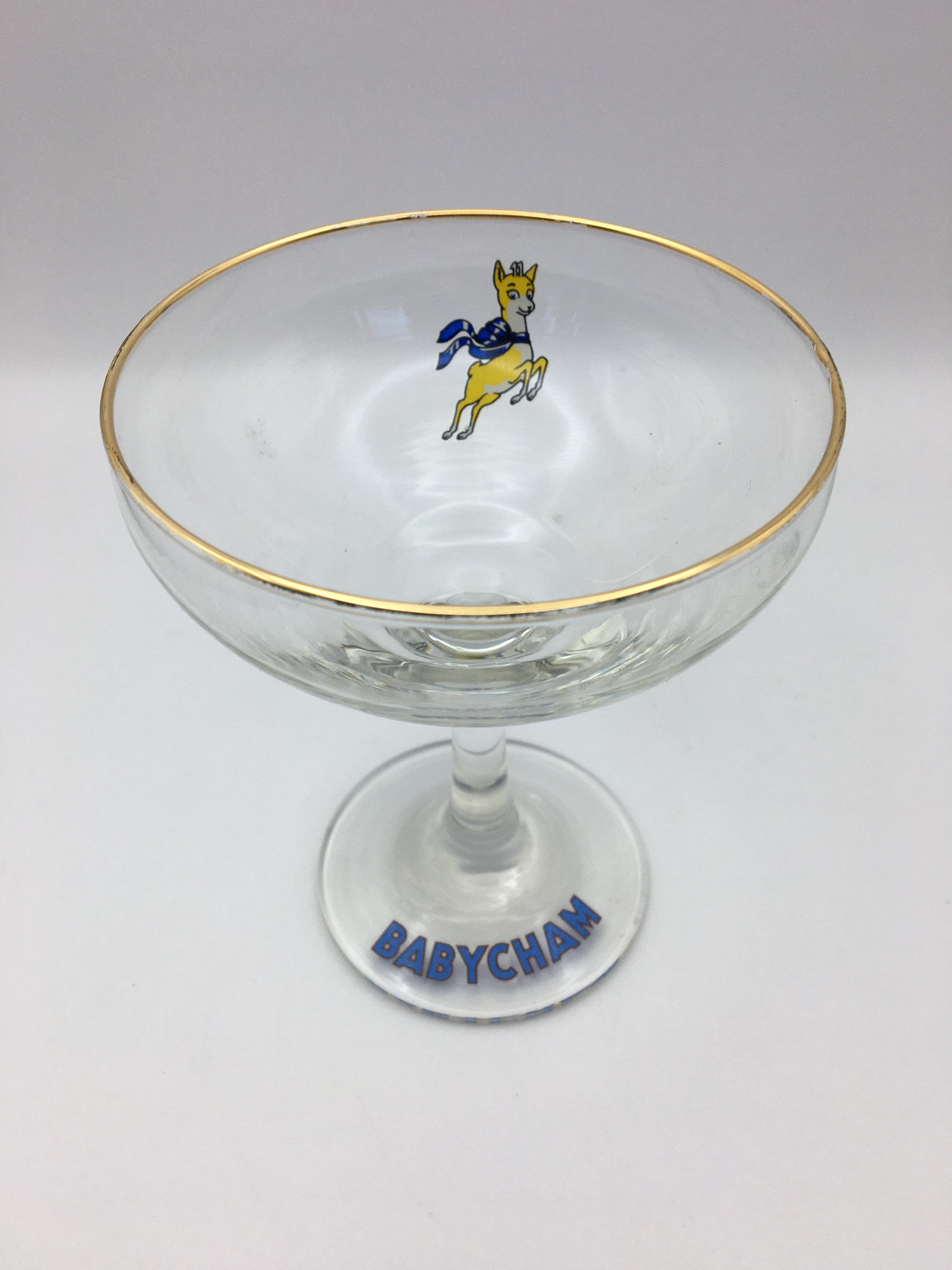 Vintage Pair of Babycham Glasses Cocktail Gin Champagne - Etsy