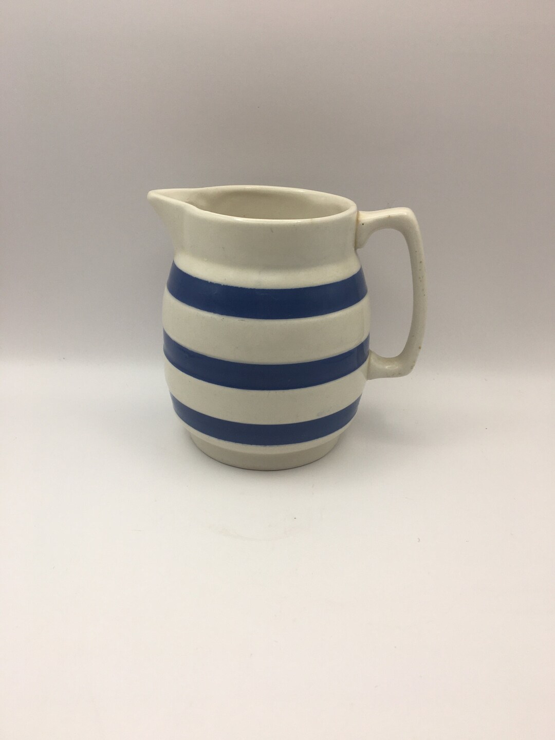 Vintage Chef Ware Cornish Ware Milk/cream Jug, Blue and White Stripe 1960s - Etsy Australia