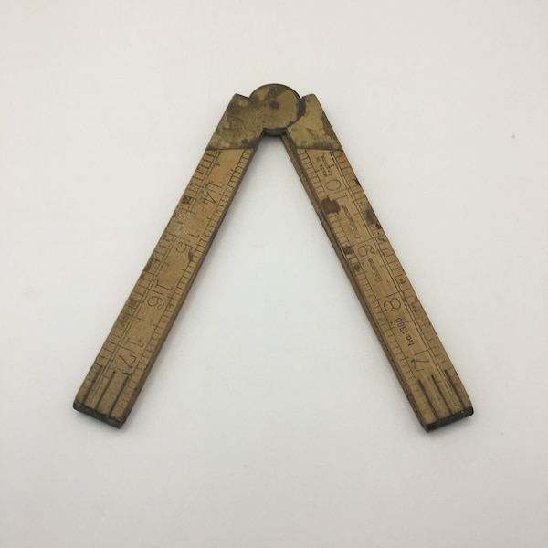 Folding Wood Ruler - Etsy